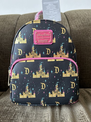 NWT Disney Parks Loungefly Disneyland Castle Mini Backpack | eBay