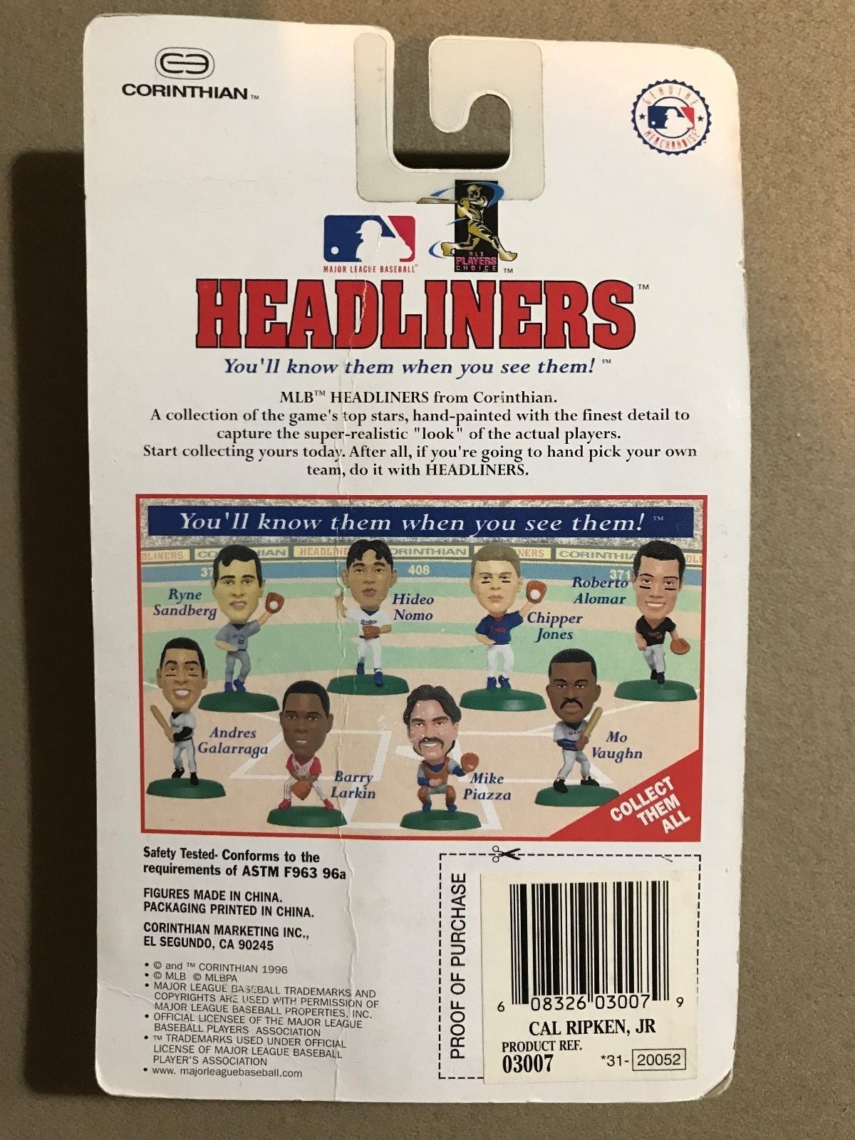 CAL RIPKEN JR. 1996 HEADLINERS FIGURINE | eBay