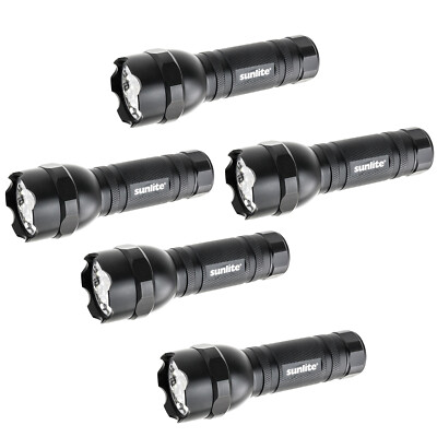 (5 Pack) Sunlite 51003-SU AAA Tactical Flash Light w/Red Laser Water ...