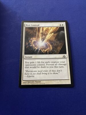 MTG Riot Control Dragon's Maze 6/156 Regular Common | eBay