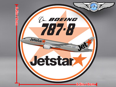 JETSTAR ROUND BOEING B787 B 787 DECAL / STICKER | eBay