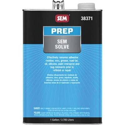 SEM Solve 38371 Virgin Solvent Surface Cleaner Prep Gallon | Clear
