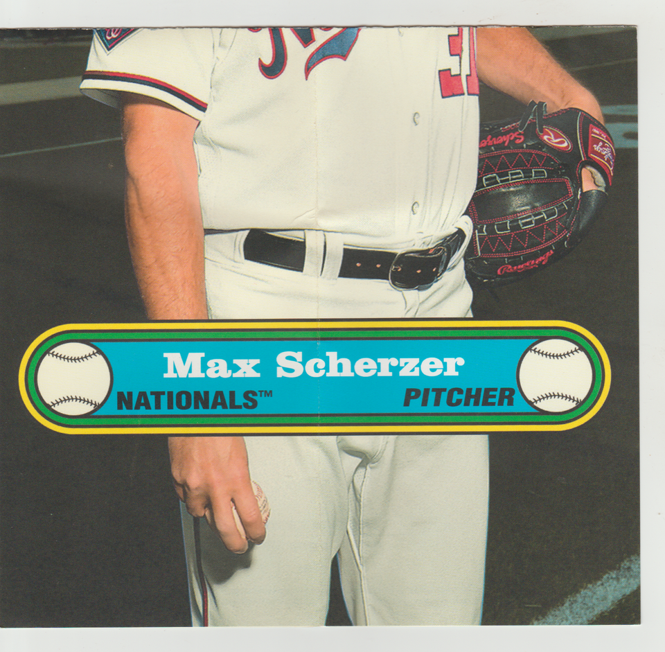 2021 Topps Heritage 1972 Topps Baseball Posters Max Scherzer #BPB-MS | eBay