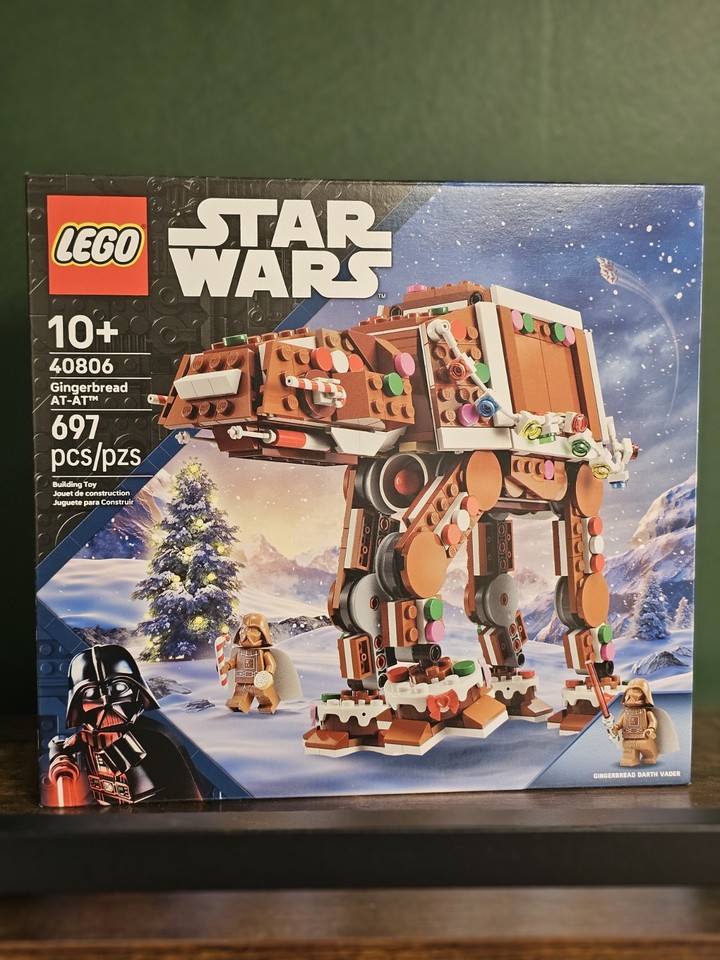 (NEW) LEGO Star Wars Gingerbread AT-AT Walker 40806 (SEALED Darth Vader ...