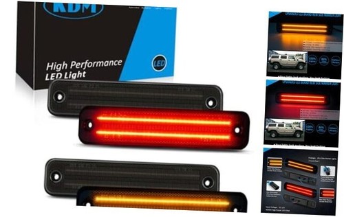 Smoked Lens Full Led Cab Roof Top Marker Lights assembly Fit Side ...