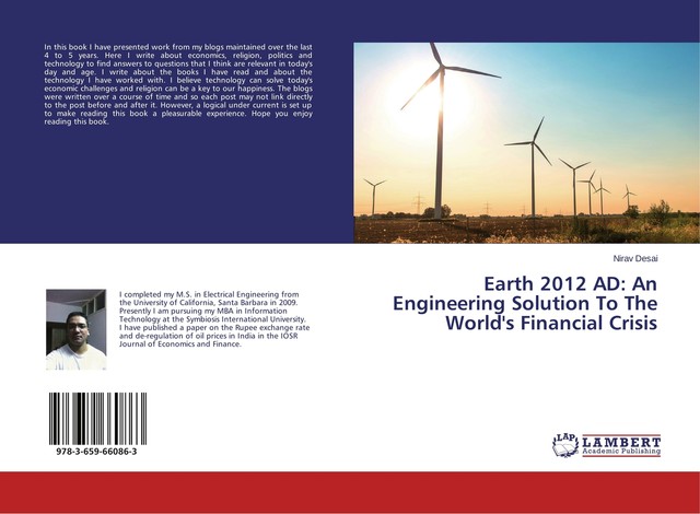 Earth 2012 Ad: an Engineering Solution to The World's Financial Crisis von Nirav Desai (2014 ...