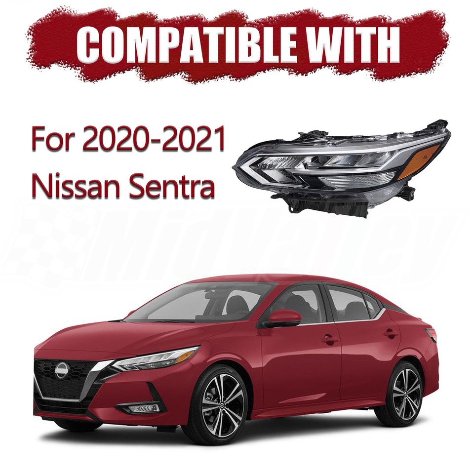 2020-2021 Nissan Sentra LED Headlight Driver Left Side 260606LB6A ...