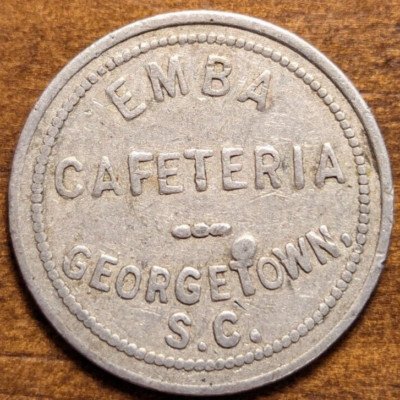 Georgetown, South Carolina SC Emba Cafeteria Lumber Scrip 10c Trade ...