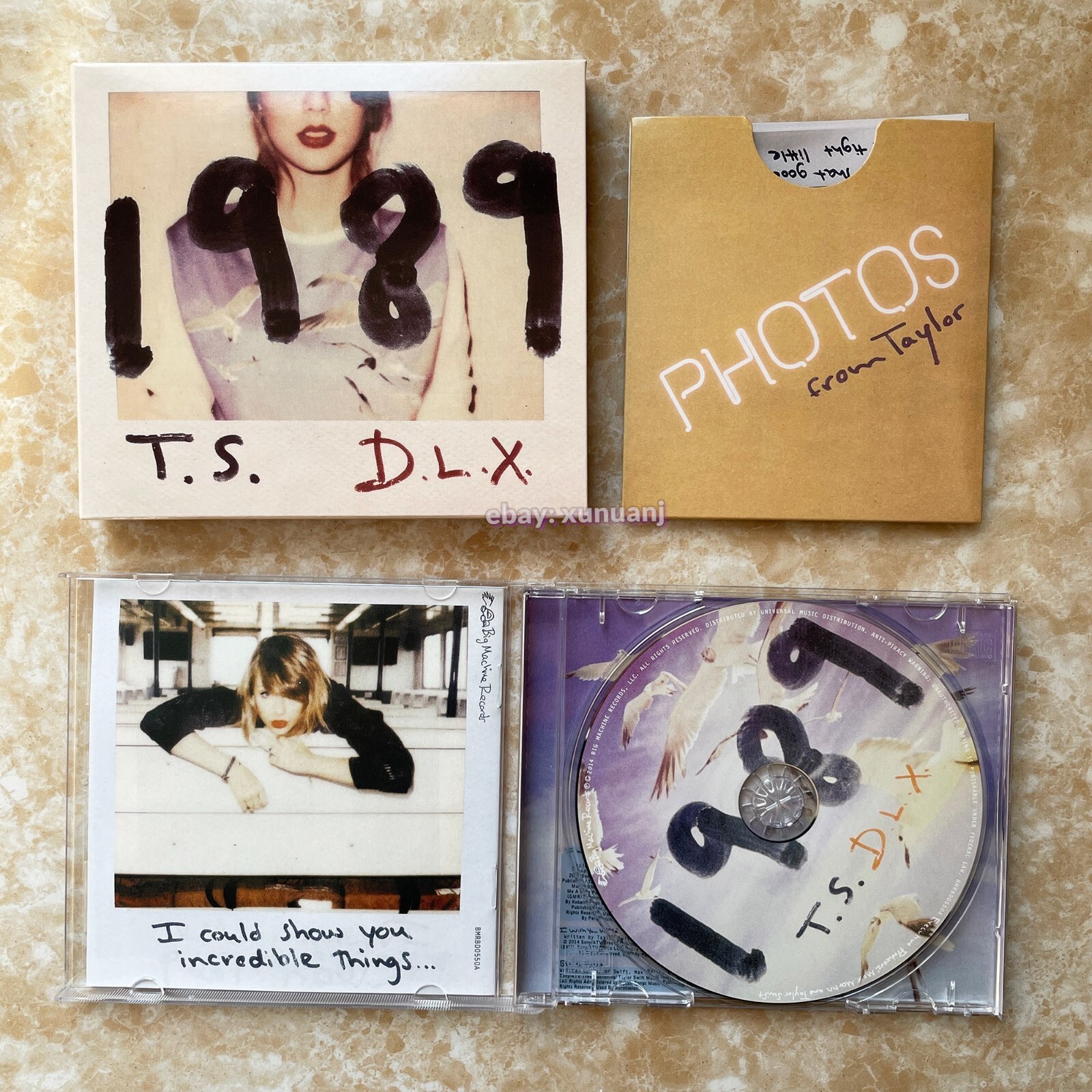 1989 by Taylor Swift (CD, Oct 2014, Big Machine Records) for sale ...