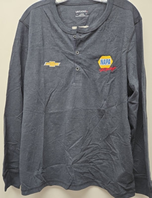 Napa Chevrolet Racing Long Sleeve Shirt Embroidered t shirt material | eBay
