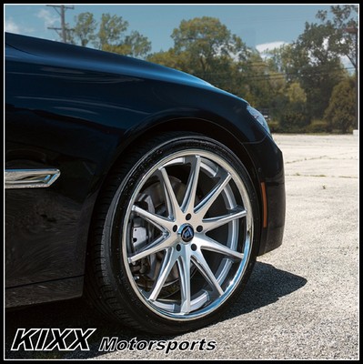 20" ROHANA RC10 20x9/10 SILVER CONCAVE WHEELS RIMS For BMW E38 740i ...