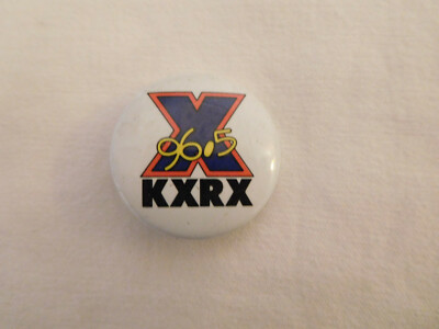 Vintage Pin Pinback Button KXRX 96.5 FM Seattle | eBay