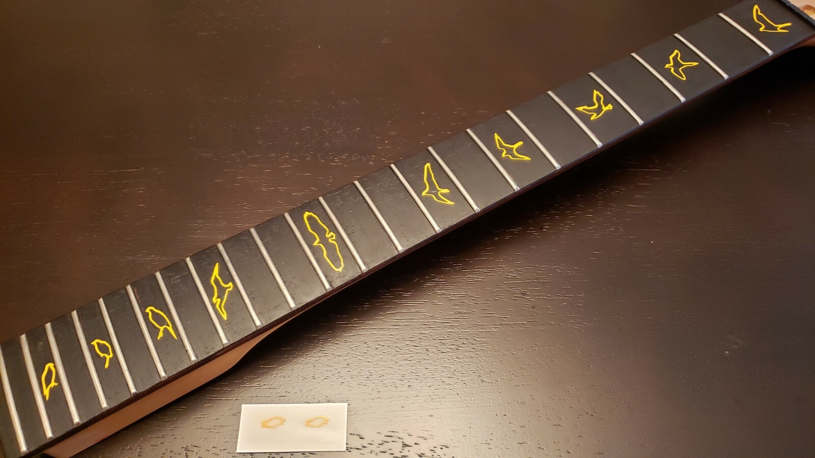 Birds Design #2 Fretboard Markers Vinyl Decals Inlays for Any Guitar 30 ...