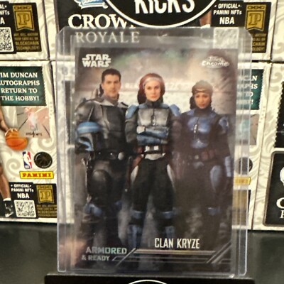 2022 Topps Chrome Star Wars The Mandalorian Clan Kryze #AR-4 | eBay
