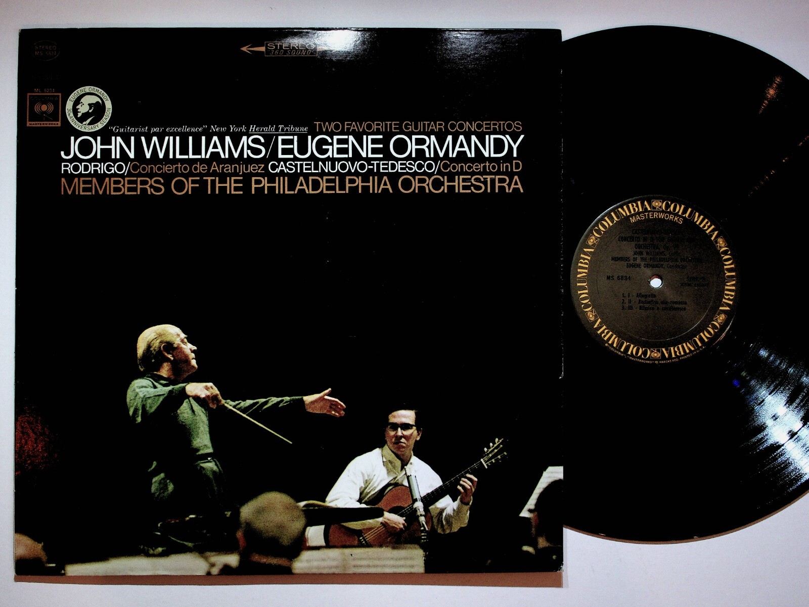 1966 John Williams Ormandy Rodrigo Tedesco Classical Guitar Vinyl LP ...