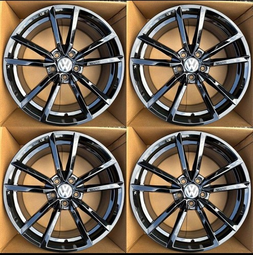 19 Golf R Pretoria Style Alloy Wheels Gloss Black Vw Golf Mk5 Mk6