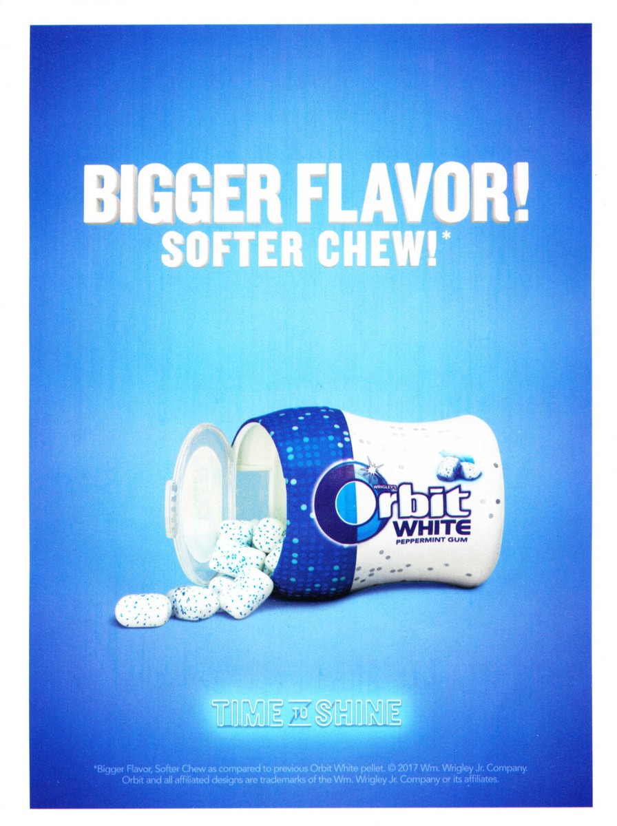 Orbit Gum Ad Orbit Gum Wintergreen 12ct Display Box
