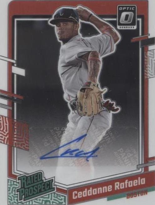2023 Panini Donruss - Optic Rated Prospect Signatures Ceddanne Rafaela ...