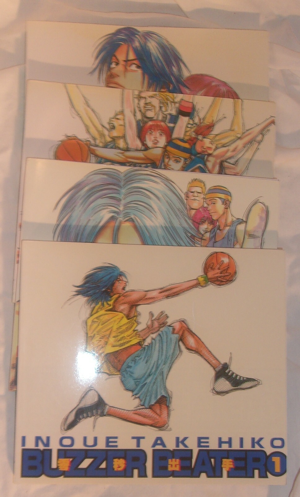 BUZZER BEATER MANGA 1 2 3 4 SOFTCOVER JAPANESE VERSIONS IN VERY GOOD ...