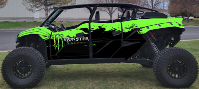 2019+ Kawasaki Teryx KRX4 1000 Design Monster Decal Graphic Kit Wraps ...
