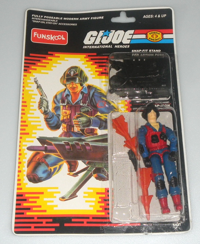 2002 Vintage G.I. GI Joe 3.75 ARAH Cobra Scrap Iron Figure Sealed Card ...
