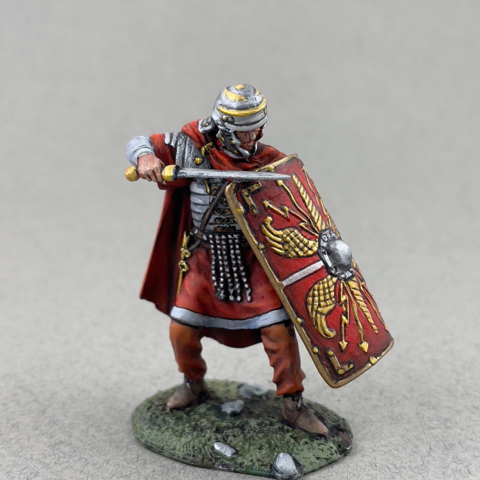 Roman Legionary 54 mm 1/32, Second Legion Augusta, Hand painted soldier ...