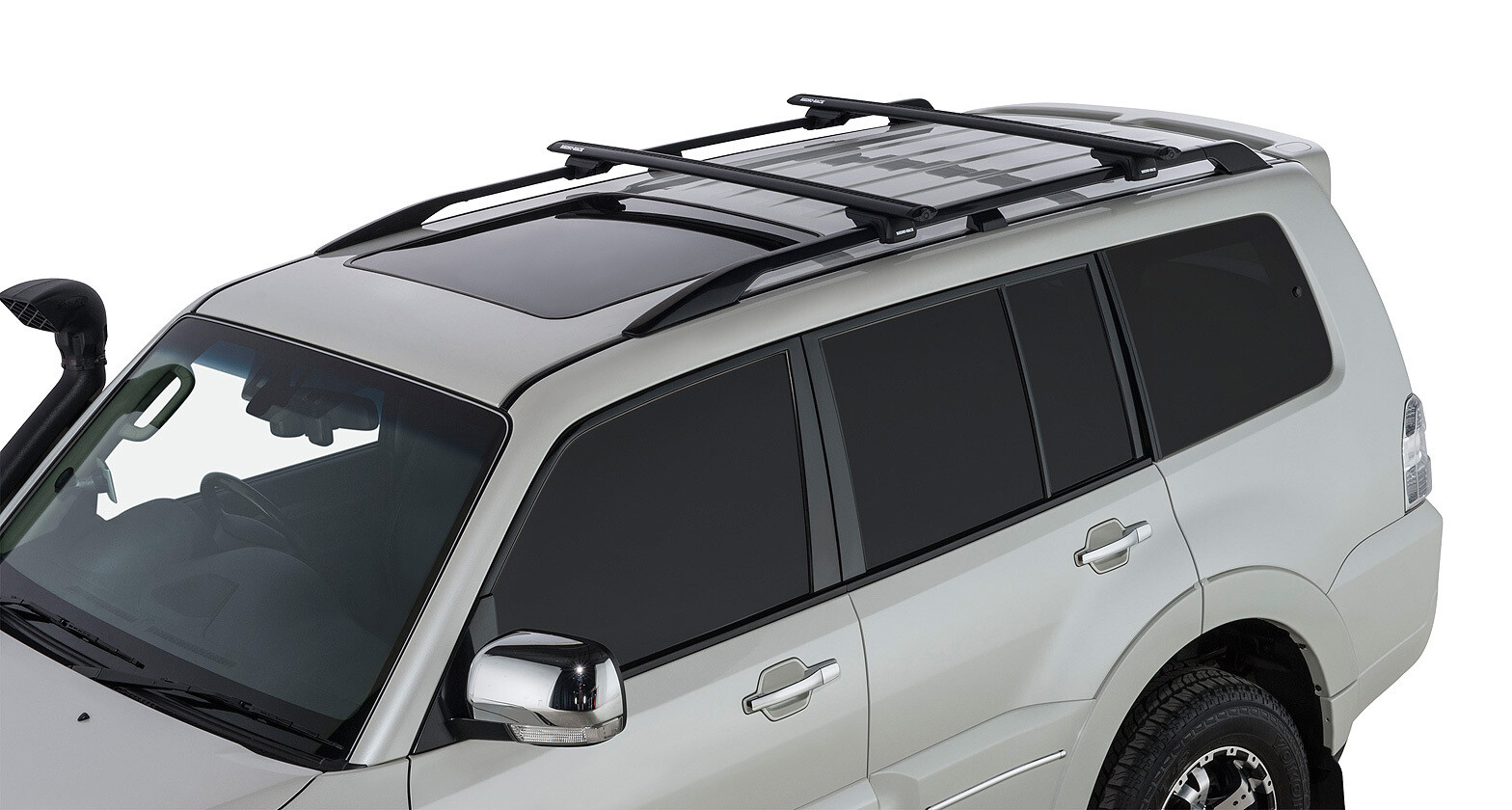 Rhino Vortex RX Black 2 Bar Roof Rack for NISSAN Navara (pre facelift ...