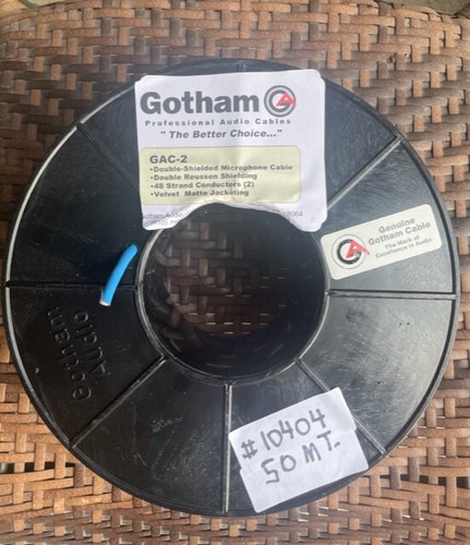 Gotham GAC-2 Microphone Cable 50 Meter Spool | eBay