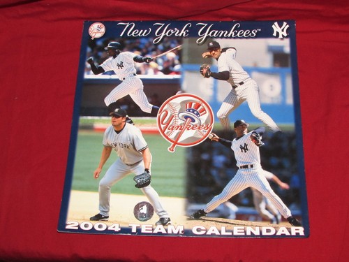 New York Yankees 2004 Team Color Photo Calendar | eBay