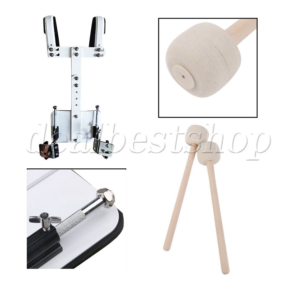 3 x Snare Drum Carrier Harness Carrier Pad with Felt Mallet 13.39" Kit ...