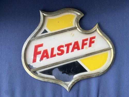 Vintage Glass 1950s Falstaff Brewing Advertising Cash Register Topper ...