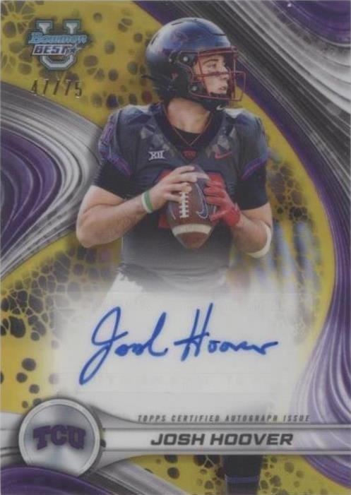 2024 Bowman's Best University - Best of 2024 Autographs Josh Hoover # ...