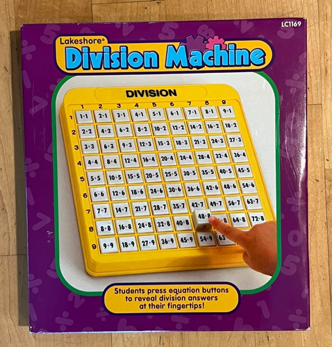 New LAKESHORE DIVISION MACHINE Teaching Math Education Learning NIB ...