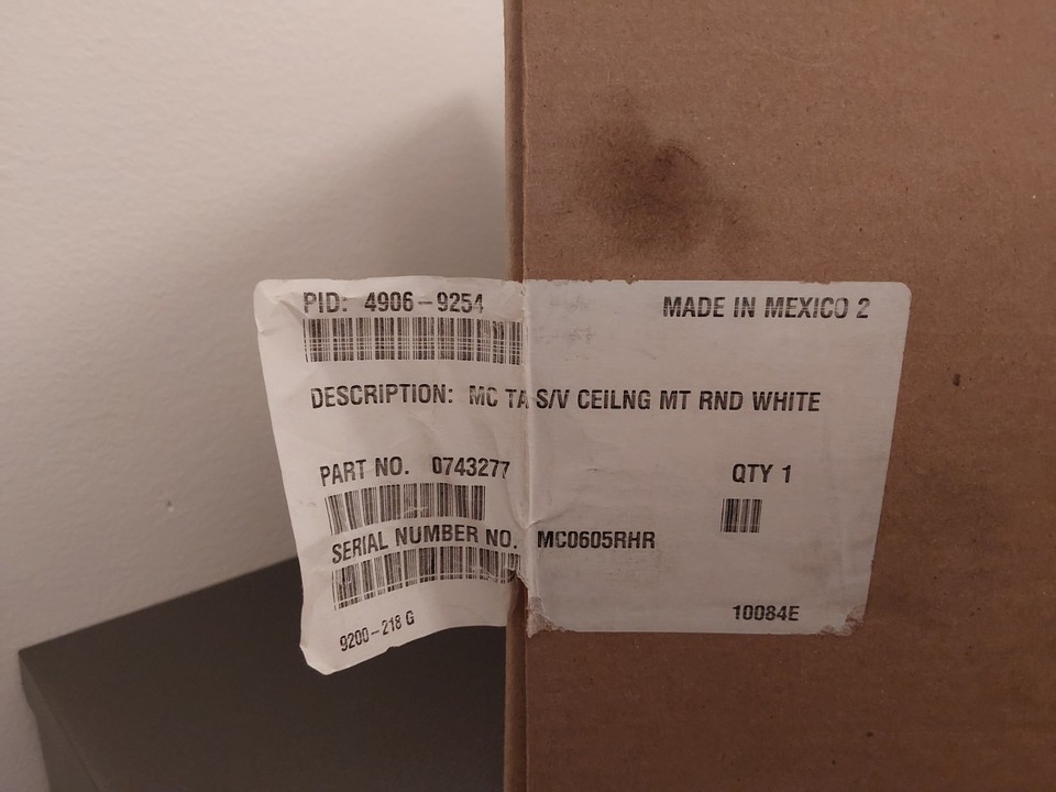 Simplex 4906-9254 Speaker and Addressable Strobe Fire Alarm New Open ...