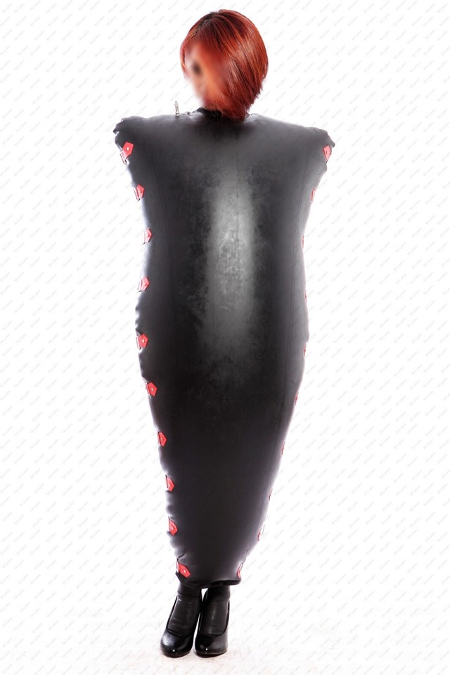 1164b Latex Gummi Inflatable sleep sack body bag belts buckles ...