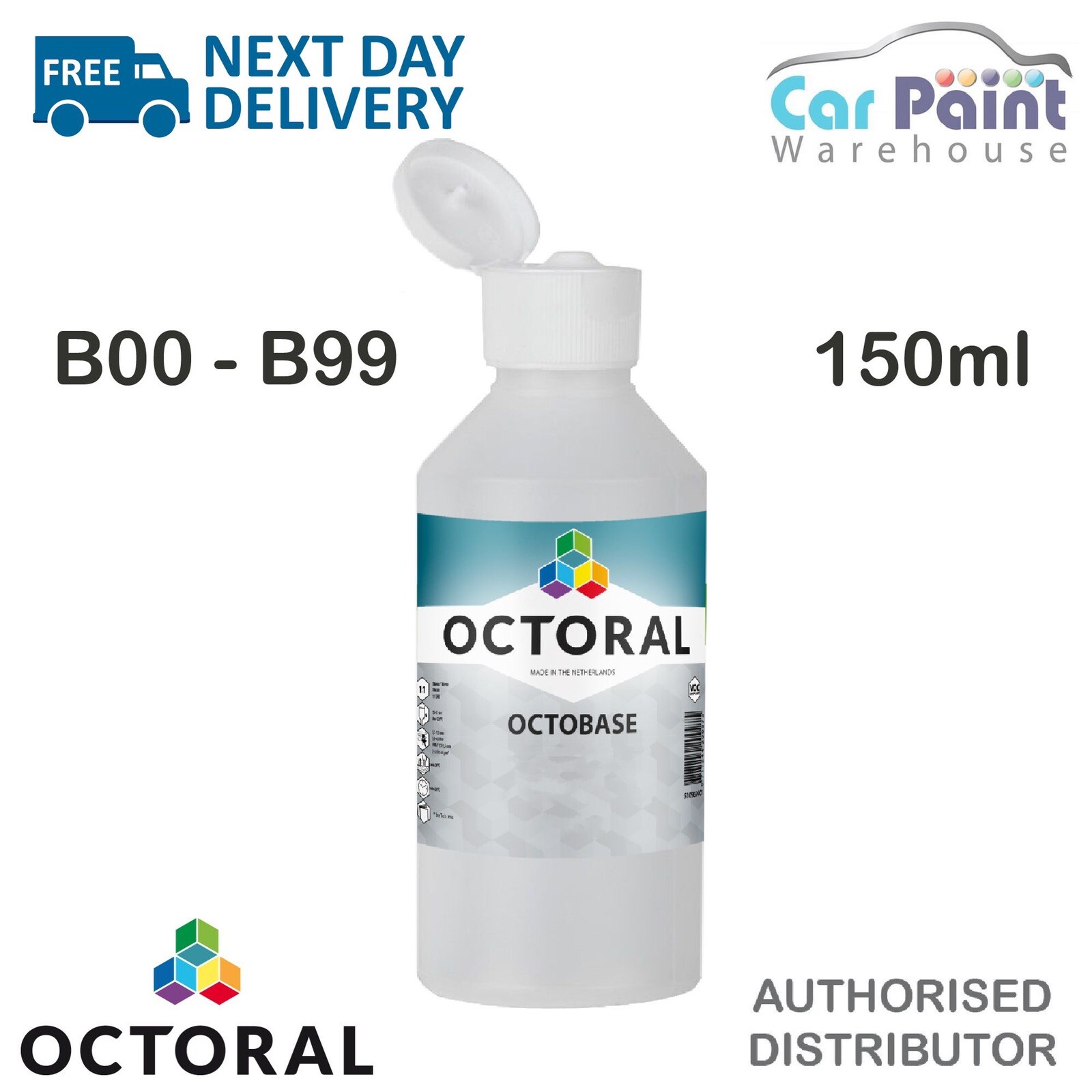 Octoral Octobase - SMART Solvent Based Paint Scheme Tinters 150ml B00 ...