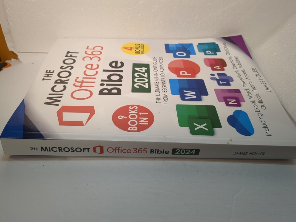 2024 The Microsoft Office 365 Bible 9 Books In 1 The Ultimate All-in ...