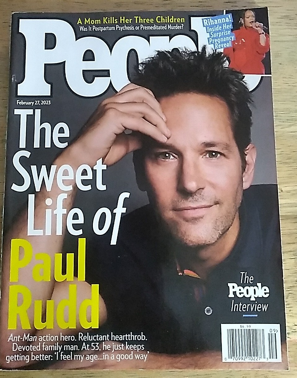 People Magazine February 27, 2023 The Sweet Life Of Paul Rudd Rihanna ...
