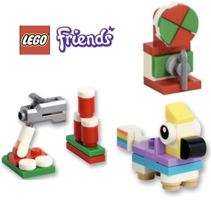 LEGO FRIENDS Fair Games - Spin Wheel & Knock The Cans down & Animal ...