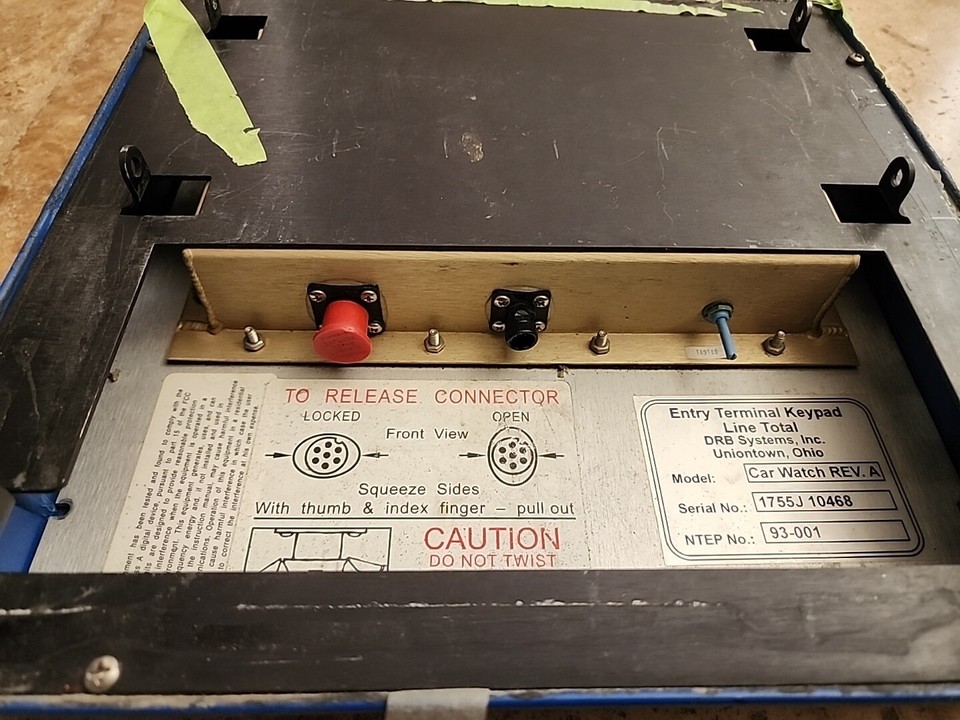 DRB ENTRANCE KEYPAD CAR WATCH / Sv20000 Model 1755 | eBay