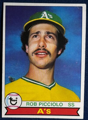 1979 TOPPS #378 ROB PICCIOLO (OAKLAND ATHLETICS) BASEBALL CARD | eBay