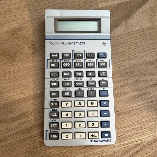 Calculatrice Électronique Texas Instruments TI-57 II Programmable ...