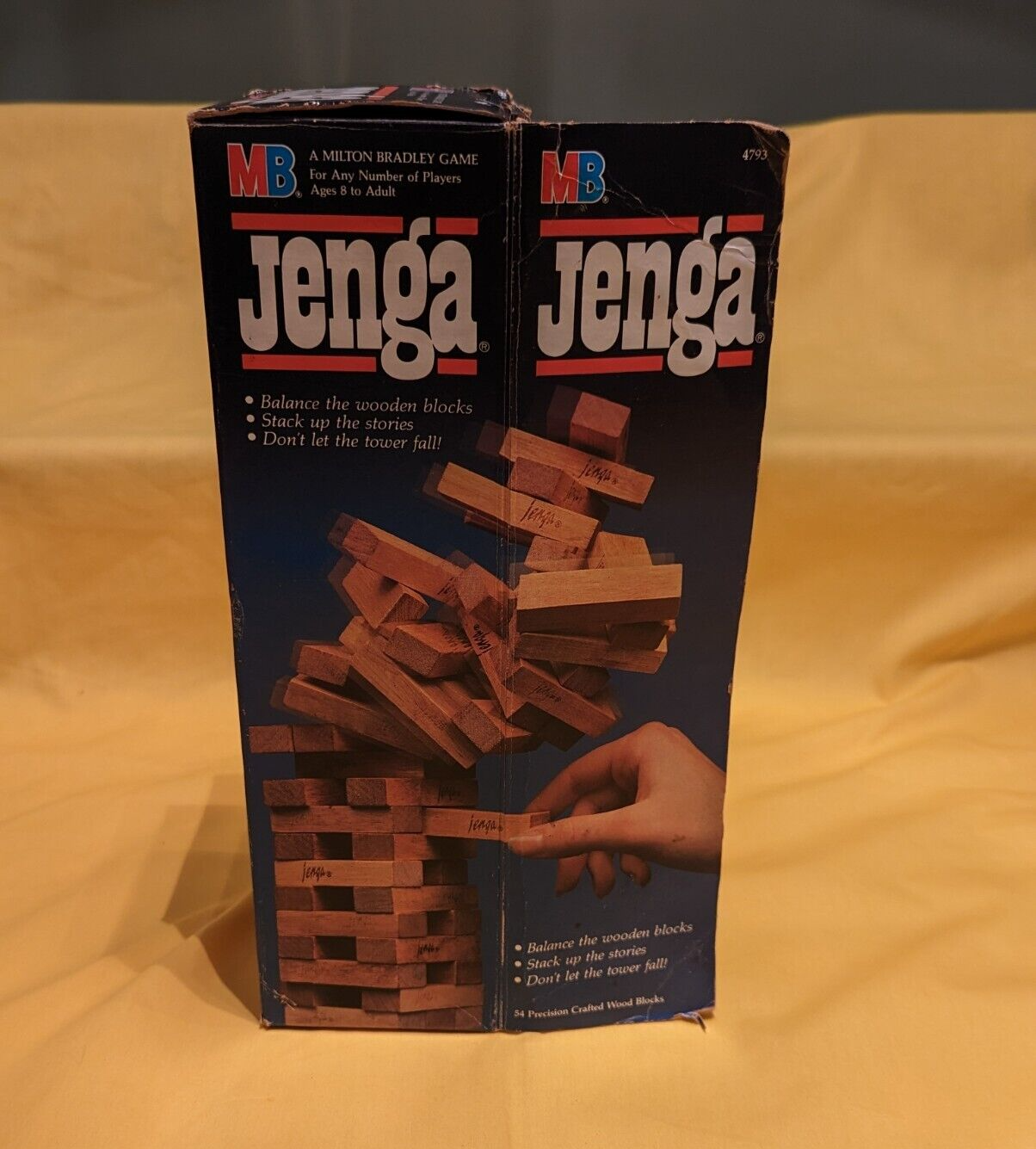 Vintage Jenga Milton Bradley Game 1986 Complete Free Shipping | eBay