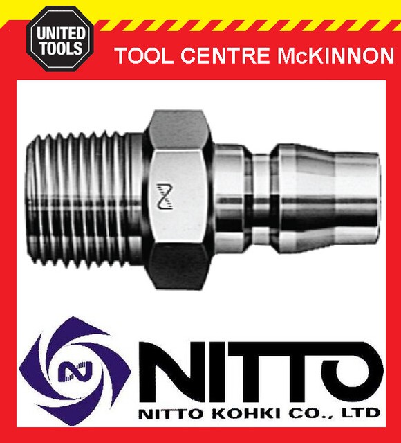 NITTO 30PM R3/8'' Male Thread Plug Type Air Coupler (10pcs) for sale ...