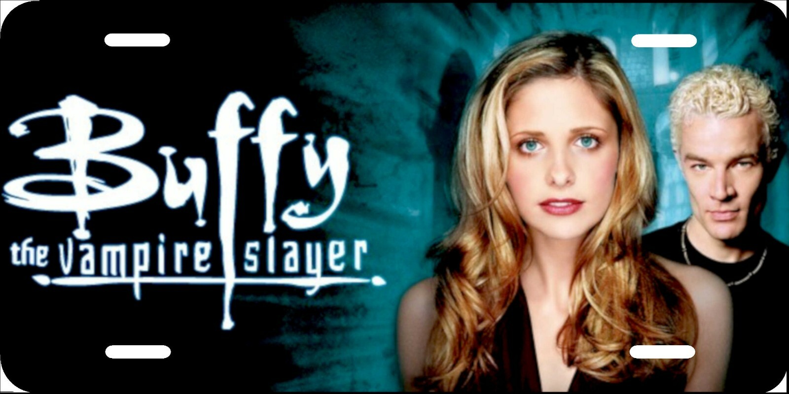 Buffy, The Vampire Slayer, License Plate New Car Tag Metal Aluminum ...