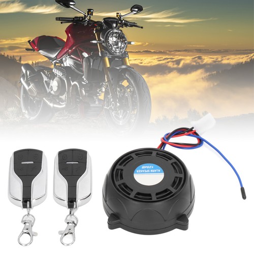 Motorcycle Security Alarm System Anti Theft 2 Remote Control 12V For ...