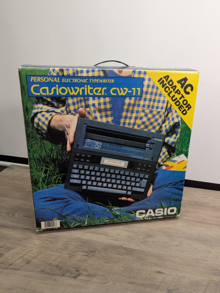 Casio Casiowriter CW-11 Electronic Typewriter Battery-Operated Amazing ...
