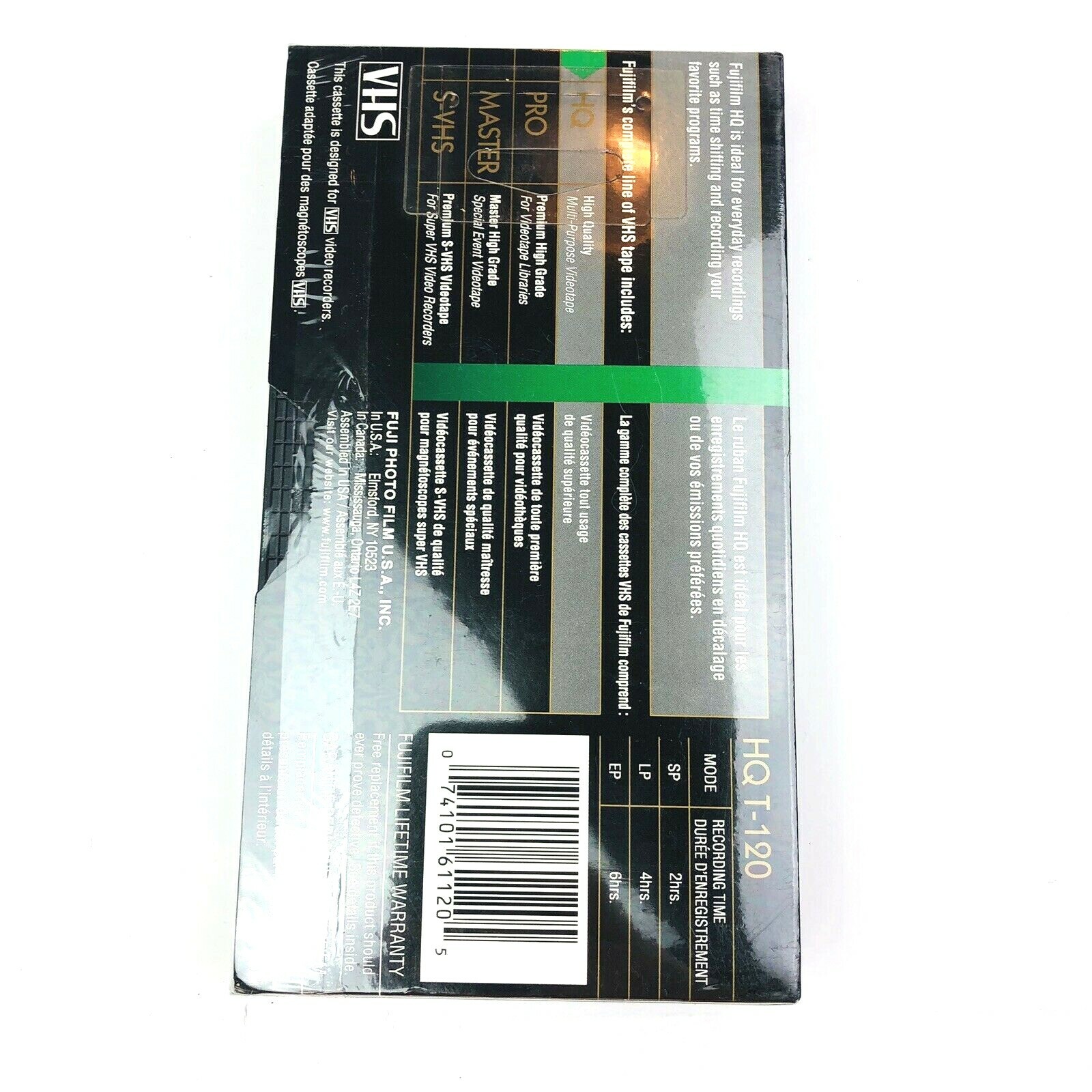 Fujifilm HQ T-120 Blank VHS Tape for sale online | eBay