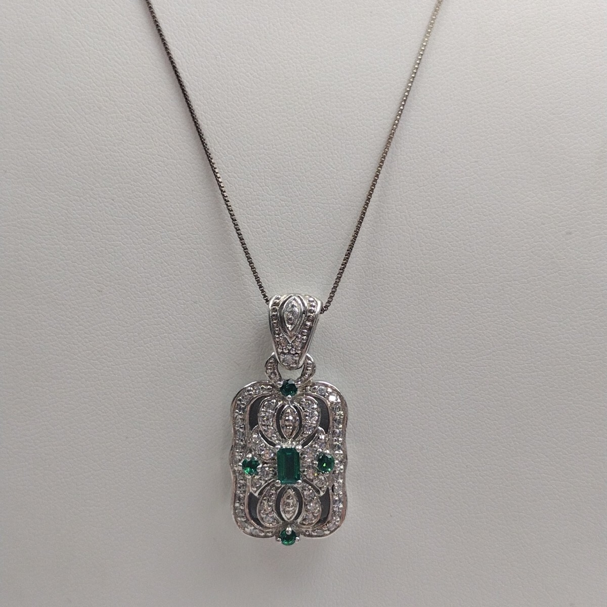 Modern Sterling Silver 925 Stauer Art Deco Inspired C… - Gem