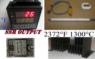 PID Temperature Controller Kiln Probe SSR Relay HS 80A Paragon Pottery ...
